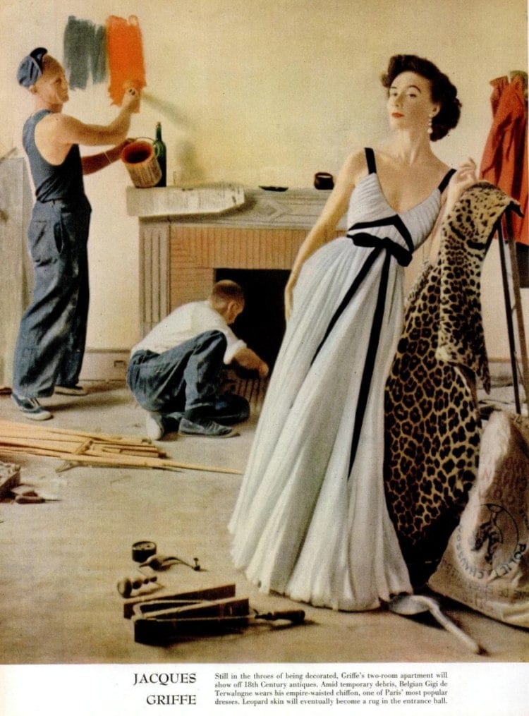 The belles of the ball gowns strutted their stuff in vintage French ...