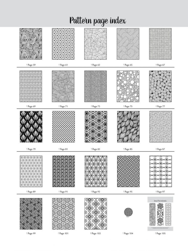 Large Print Adult Coloring Book #4: Big, Beautiful & Simple Patterns ...