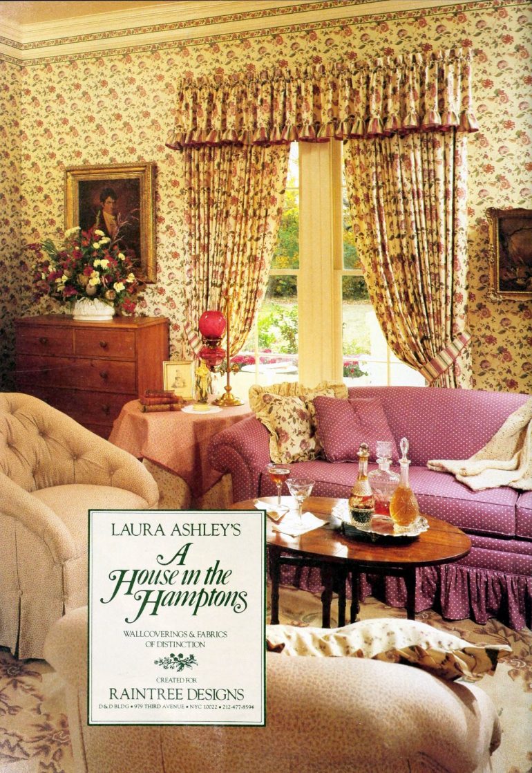 Back in the 80s & 90s, we were obsessed with Laura Ashley home decor ...