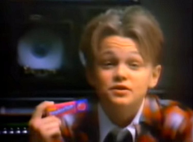 See Leonardo DiCaprio's old Bubble Yum TV commercial from the '80s ...