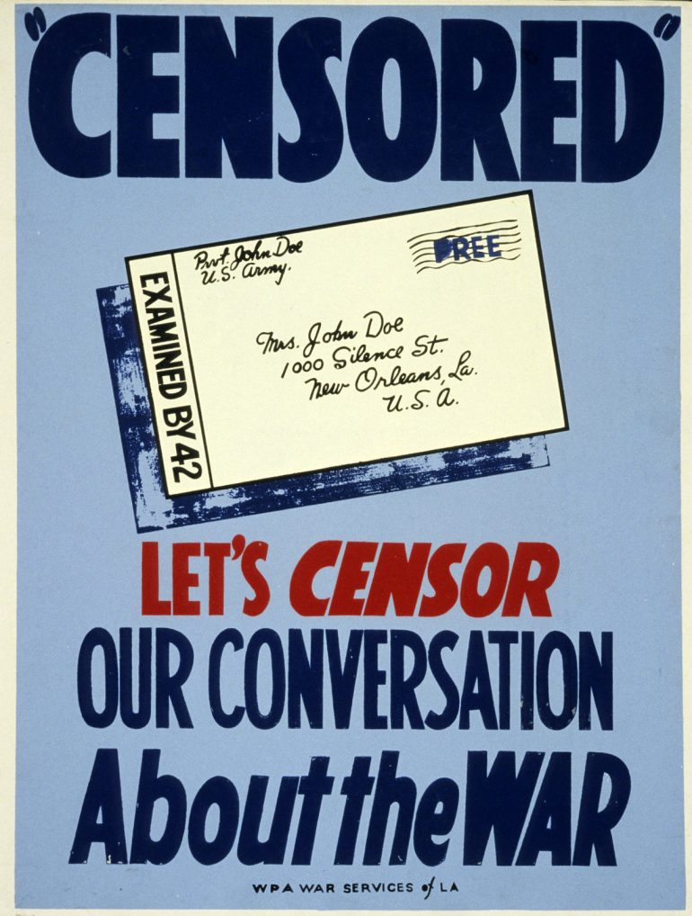 Loose lips sink ships: See WW2 posters telling everyone to keep ...