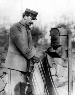 Vintage mail carriers & the fascinating ways mail once traveled over ...