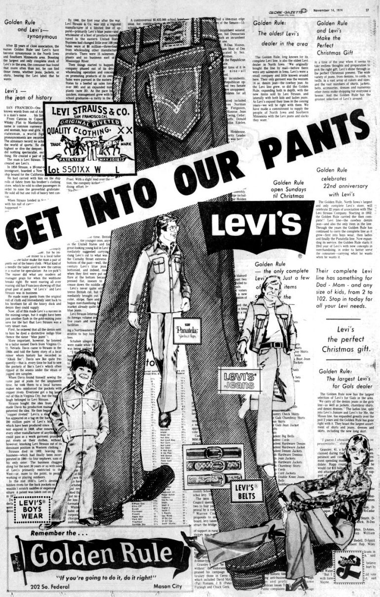 The unlikely history of Levi's jeans - or, how clothes from 150 years ...
