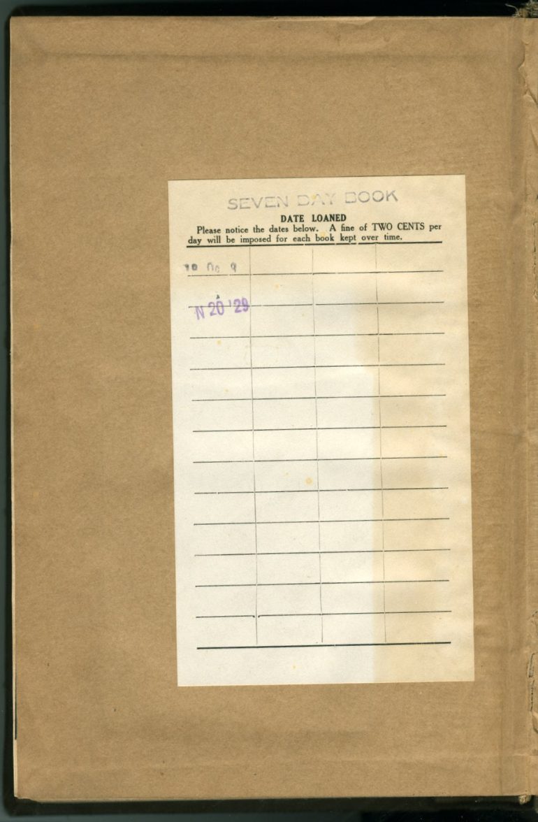 Vintage library checkout cards and due date slips: How a simple system ...