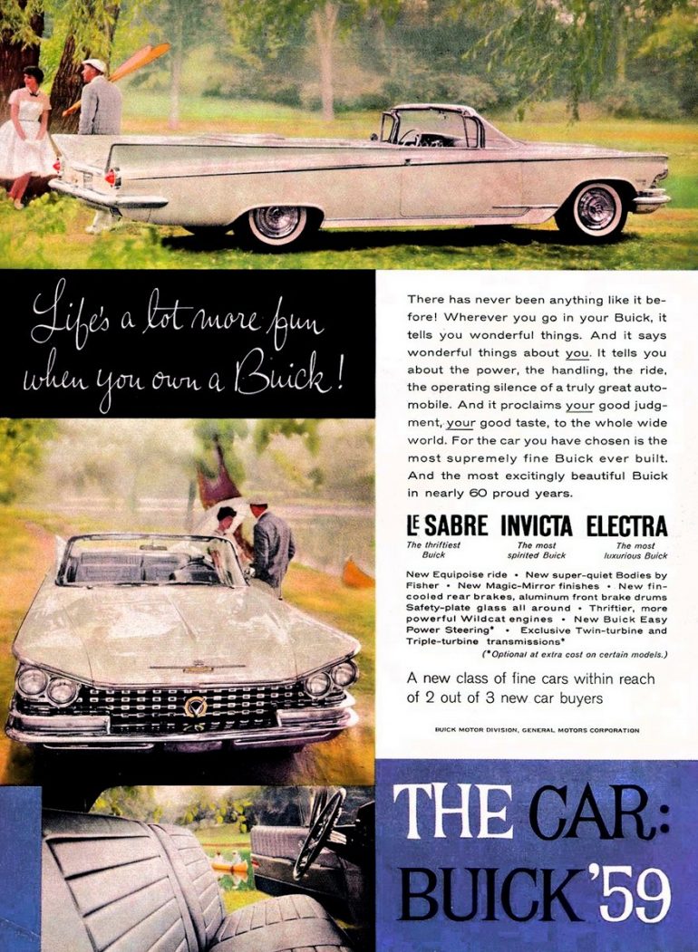 See classic '59 Buicks inside & out, including Le Sabre, Invicta ...