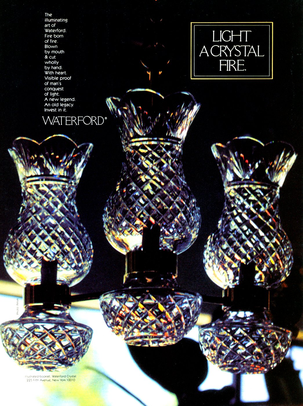 See some gorgeous vintage '80s Waterford crystal & chandeliers - Click ...