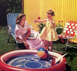 These vintage plastic wading pools from the 50s & 60s are still just as ...