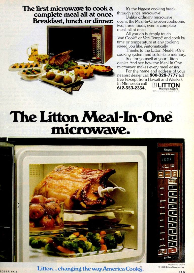 1970s microwave ovens: Look back to when they were the super-hot new ...