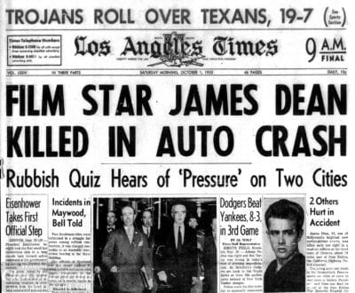 James Dean was killed in a car crash in 1955 - here's how his fame kept ...