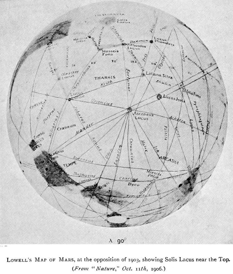 Back in the 1920s, millions of people believed Mars was populated by a ...