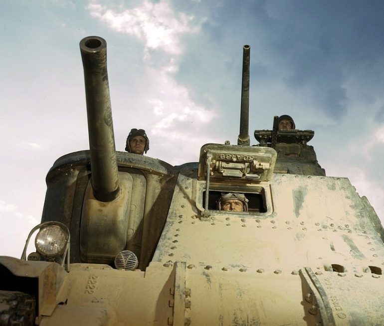 See WW2 tanks in action: M4 General Shermans & M3 General Grants ...