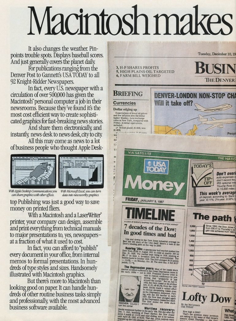 When Apple introduced the Macintosh personal computer in the 80s, here ...