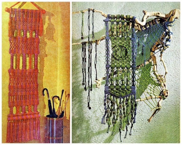 1970s macrame projects: How to make a macrame plant hanger, owl & other ...