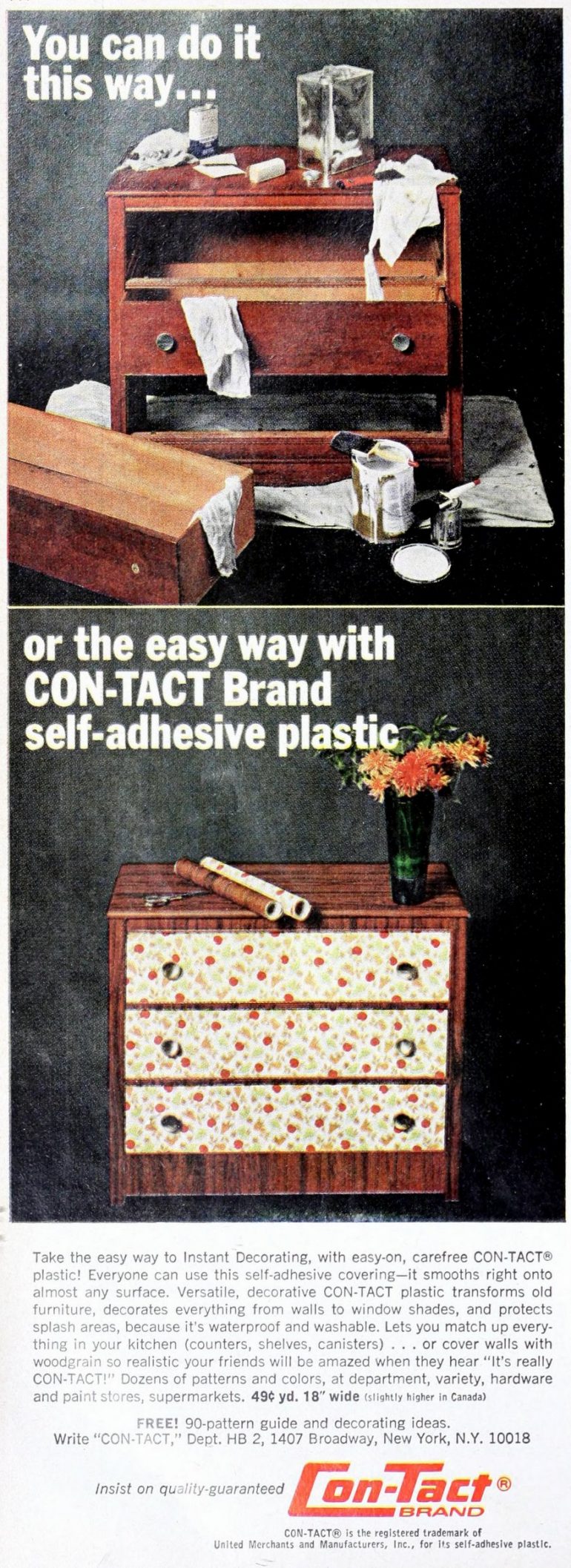 Not just shelf liner: Retro ConTact paper was an easy home decor ...