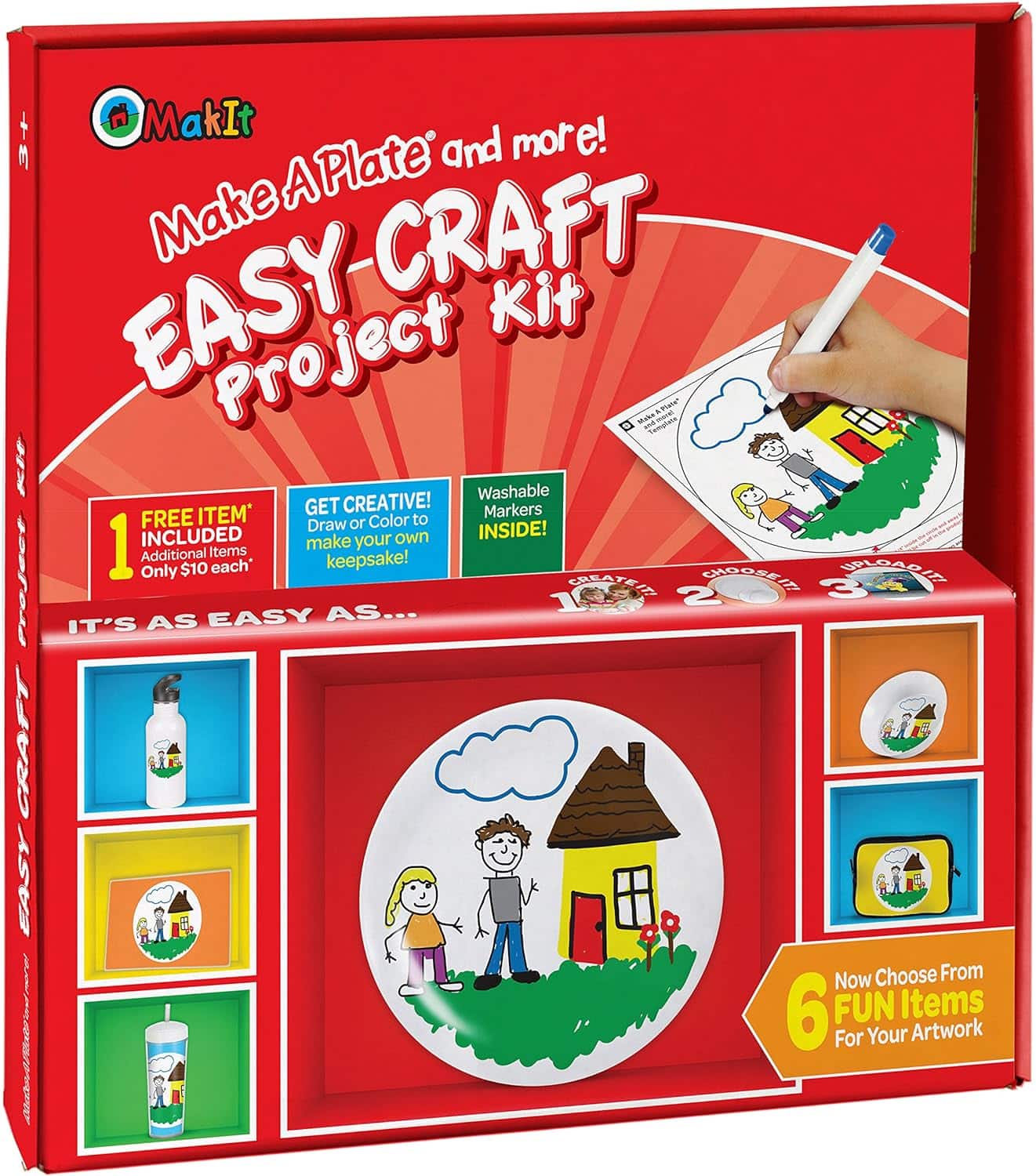 Vintage Make-A-Plate kits: The melamine plates you could make with a ...