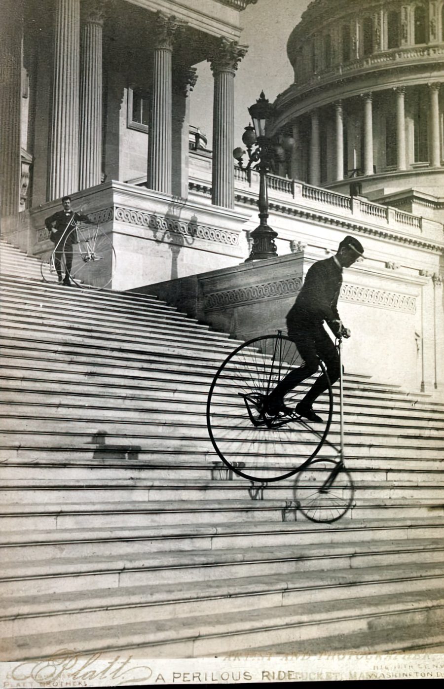 That big front wheel bike: See why the penny farthing high wheel bike ...