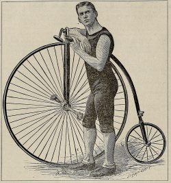 That big front wheel bike: See why the penny farthing high wheel bike ...