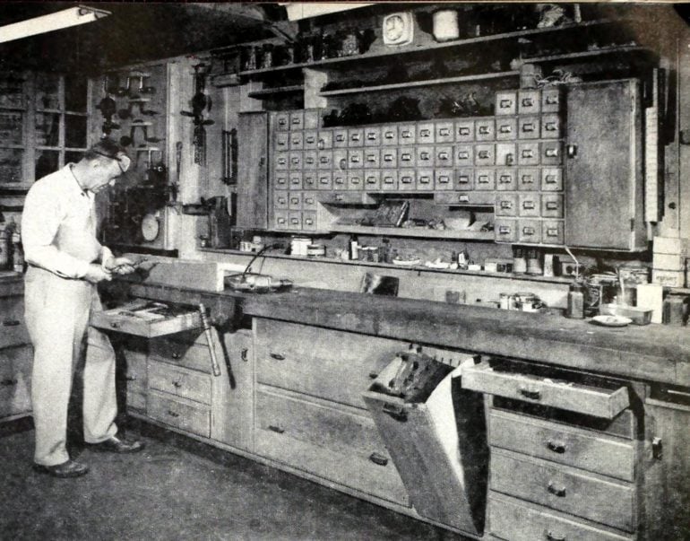 1950s home workshop organization: Inspiring ideas for DIYers that stand ...