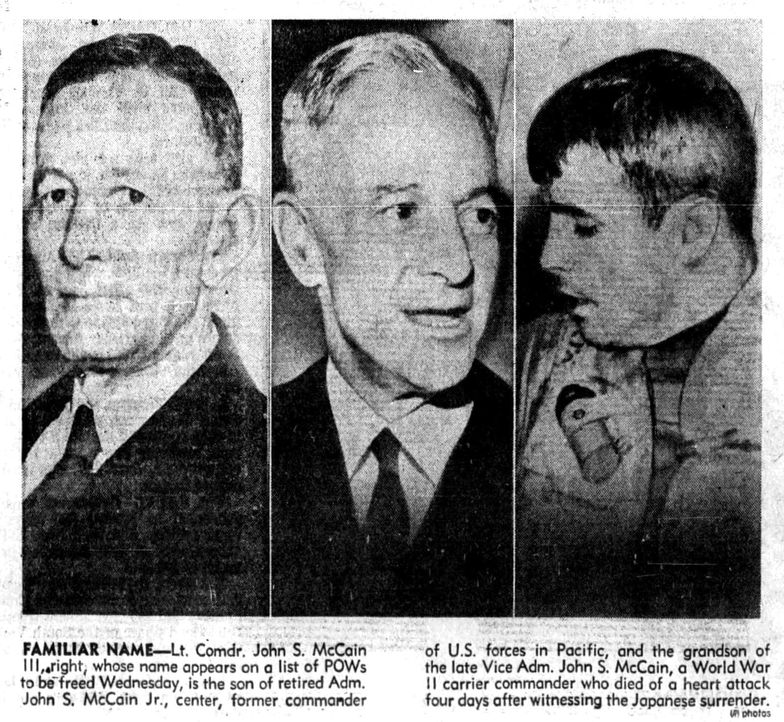 Ex-POW John McCain tells the story of his captivity in Vietnam (1973 ...