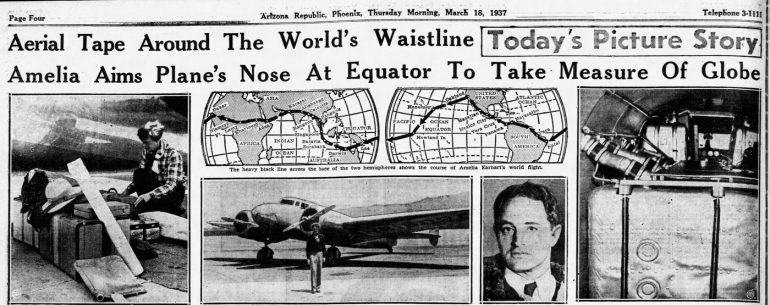 Amelia Earhart mystery: The world’s most famous missing pilot (1937 ...