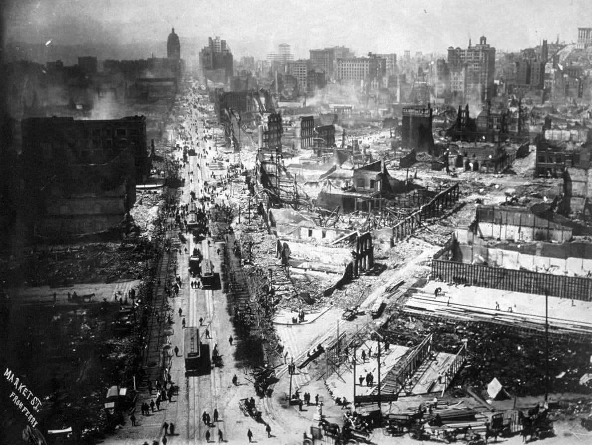 Old San Francisco, just before the 1906 earthquake: See vintage film ...