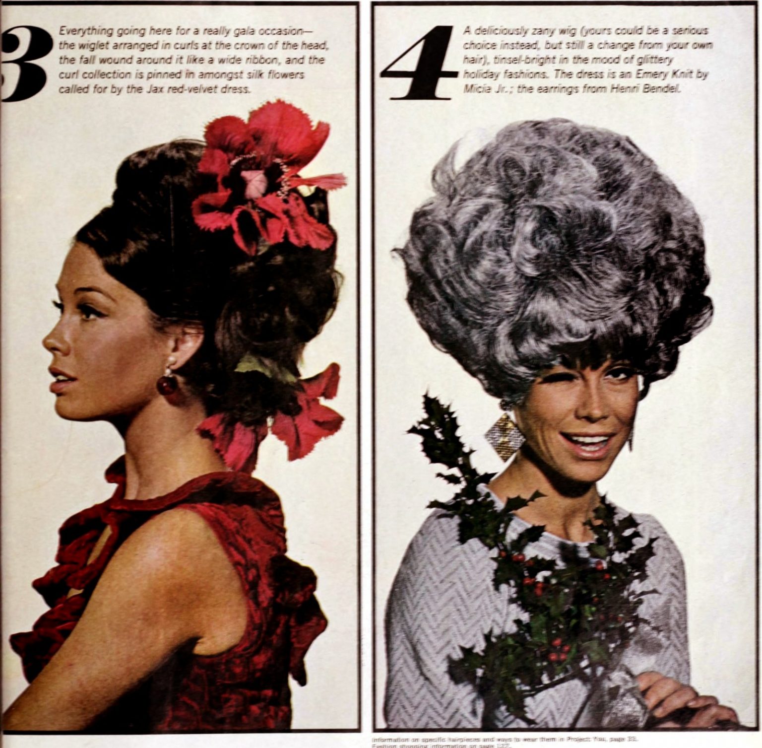 See Mary Tyler Moore Model Some Stylish Wigs Of The Sixties Click Americana