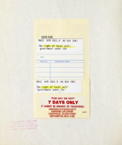Vintage library checkout cards and due date slips: How a simple system ...