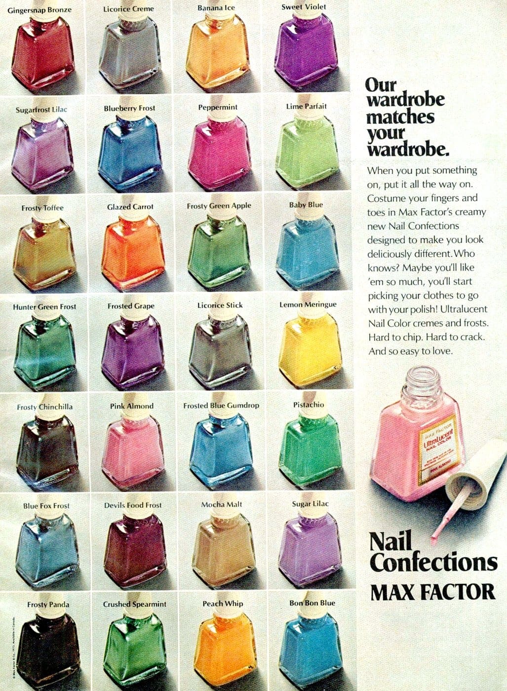 See top vintage nail polish colors & retro brands - Click Americana
