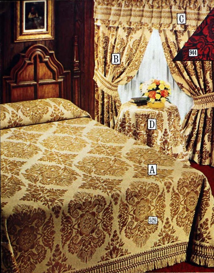 Vintage 1970s bedspreads with wild patterns and serious personality ...