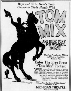 How cowboy actor Tom Mix gained fame on a horse, and lost his life in a ...