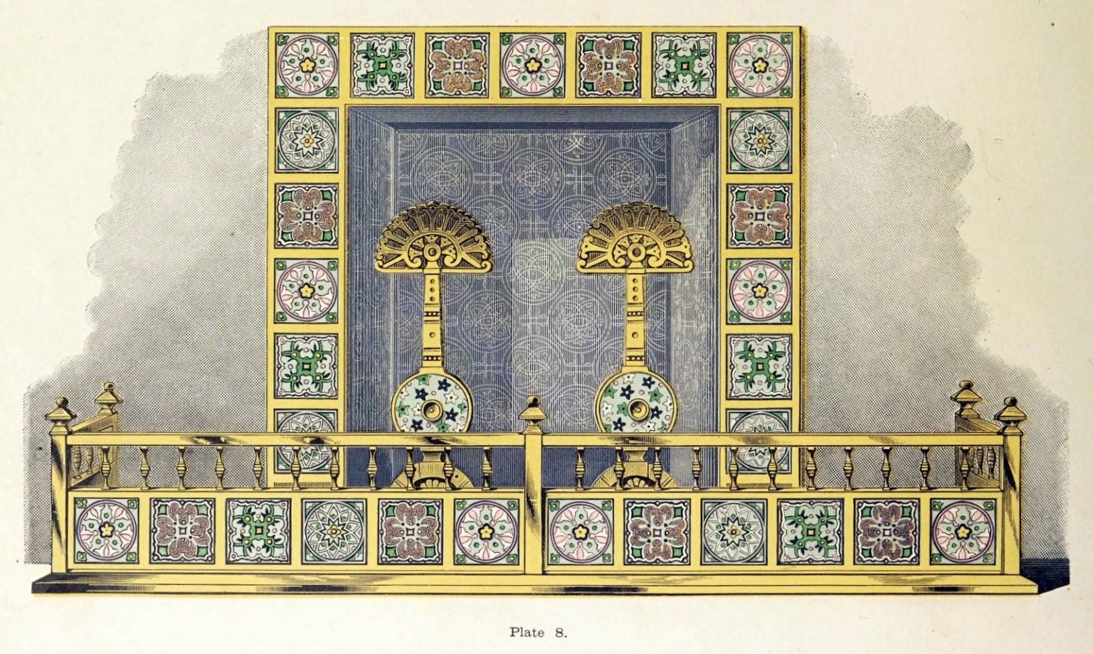 Two dozen fashionable Victorian fireplaces from the 1880s - Click Americana