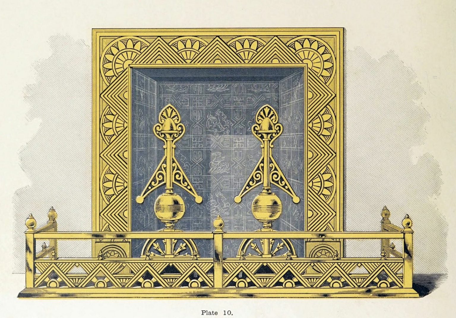 Two dozen fashionable Victorian fireplaces from the 1880s - Click Americana