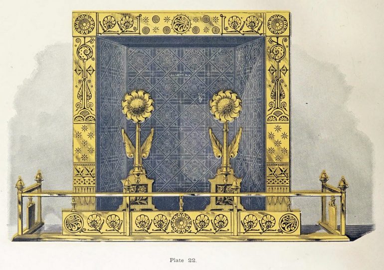 Two dozen fashionable Victorian fireplaces from the 1880s - Click Americana