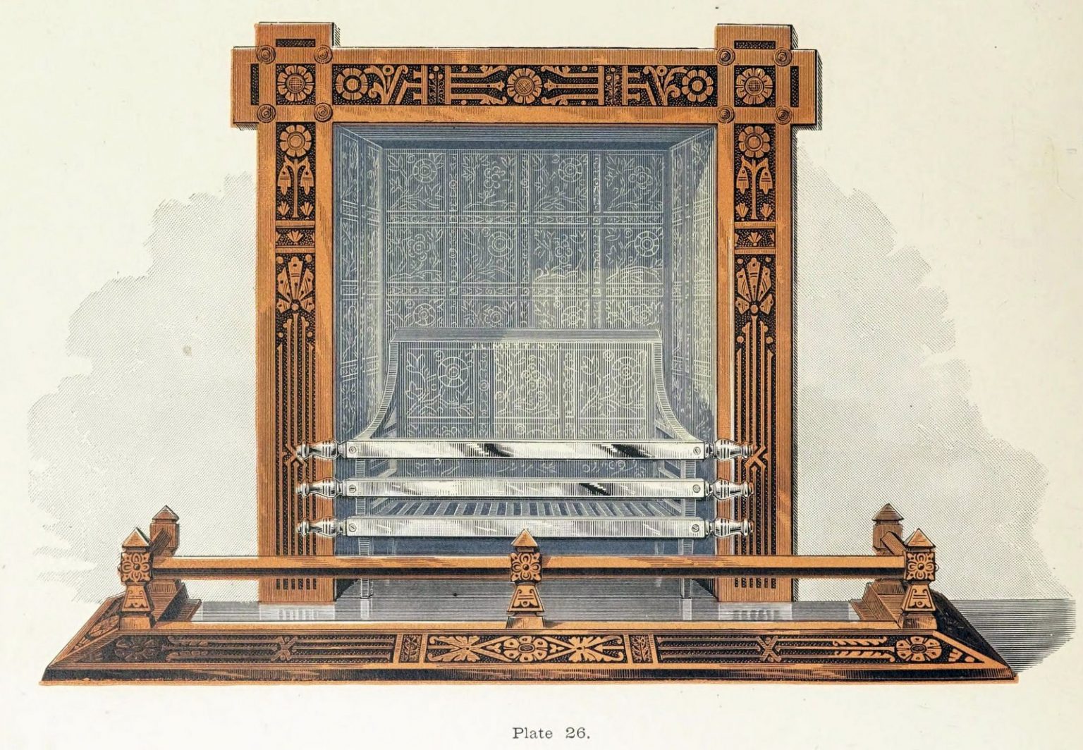 Two dozen fashionable Victorian fireplaces from the 1880s - Click Americana