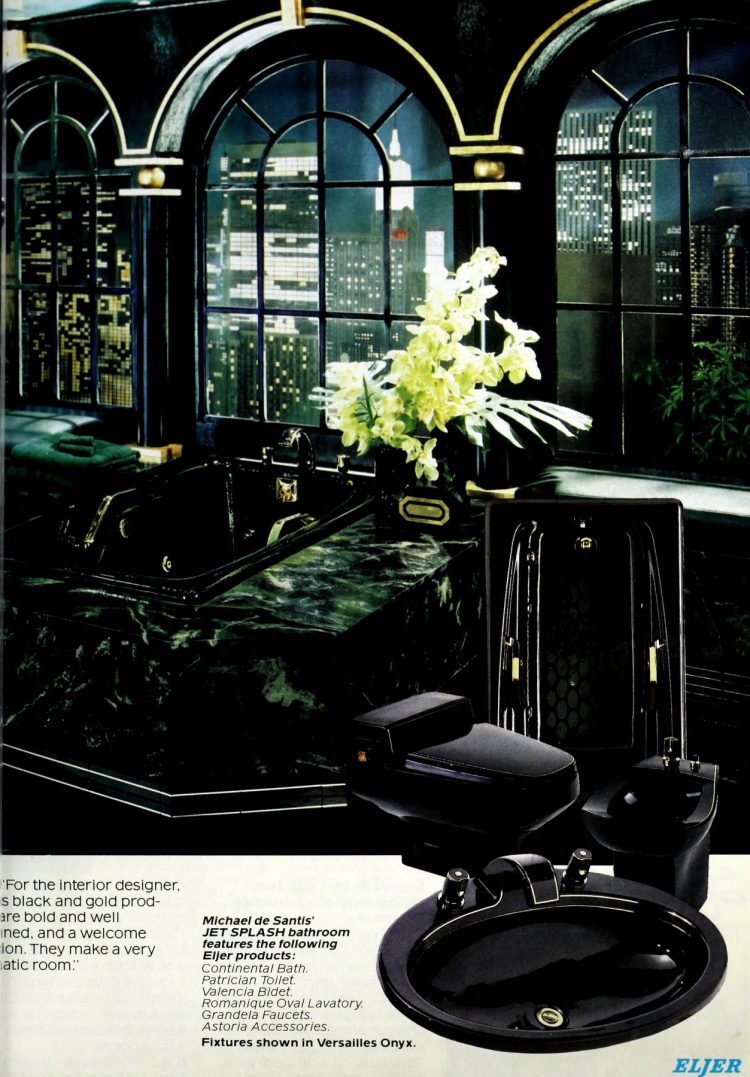 See 1980s bathroom decor & color schemes for that real retro look ...