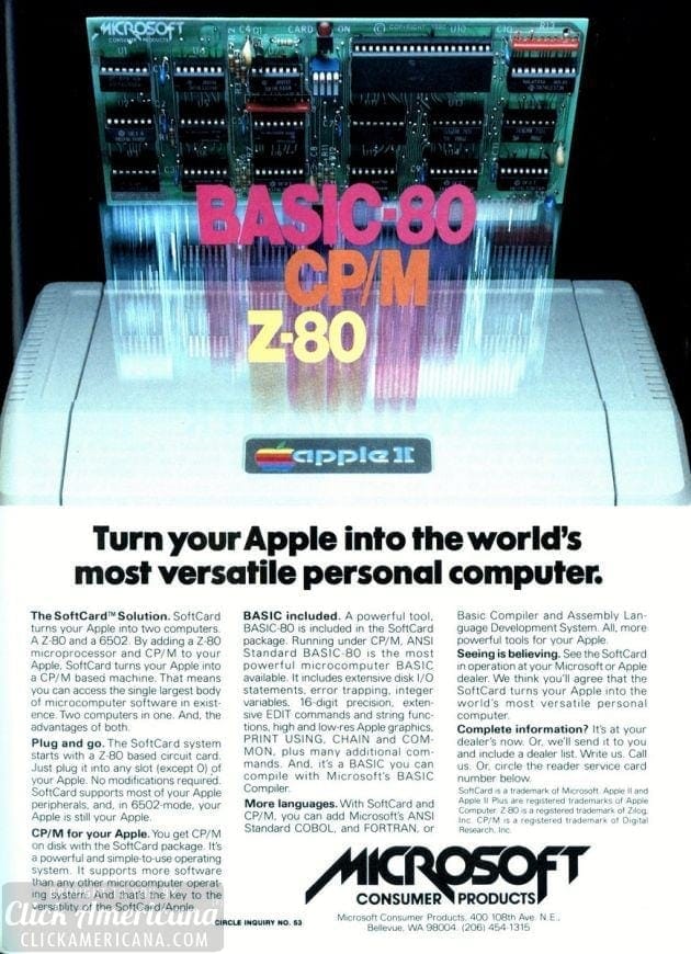 Microsoft's hottest tech from 1982 - Click Americana