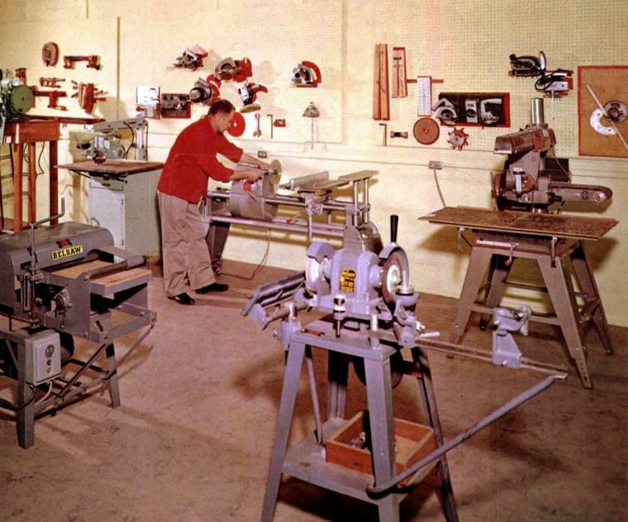 1950s home workshop organization: Inspiring ideas for DIYers that stand ...