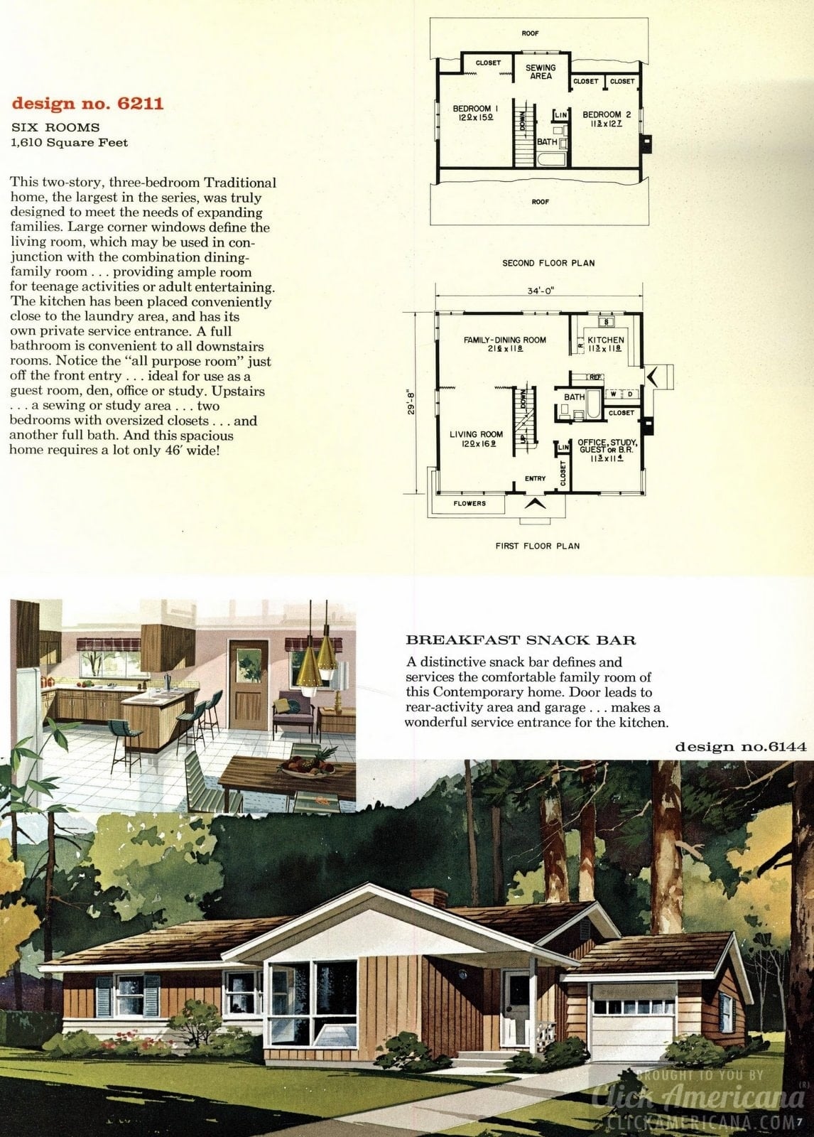 See 125 vintage 60s home plans used to design & build millions of mid ...