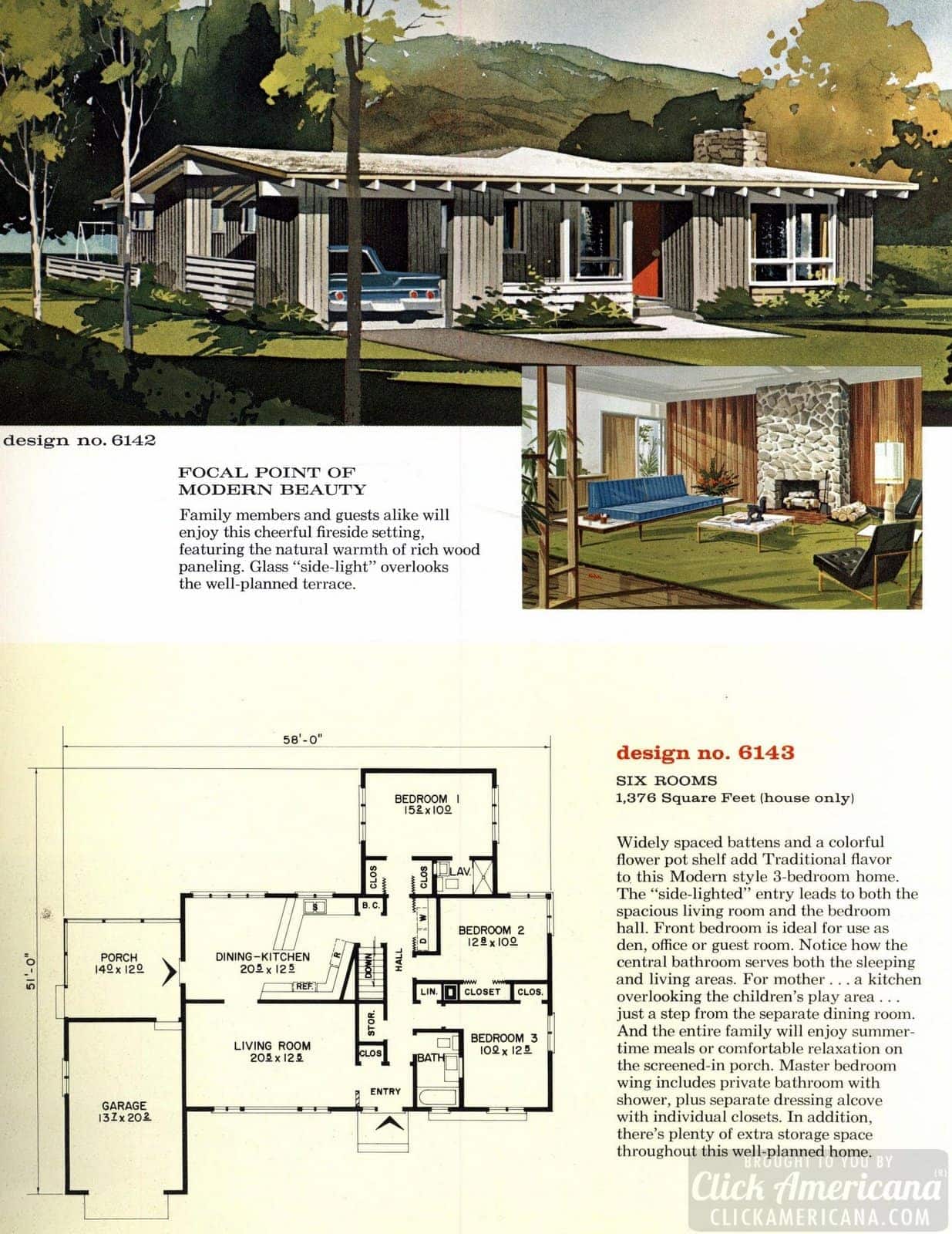 See 125 vintage 60s home plans used to design & build millions of mid ...
