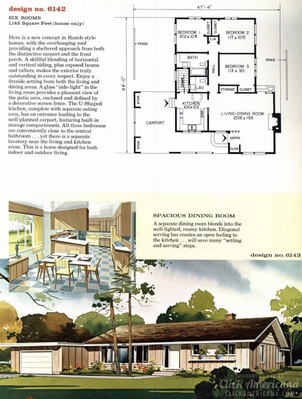 See 125 vintage 60s home plans used to design & build millions of mid ...