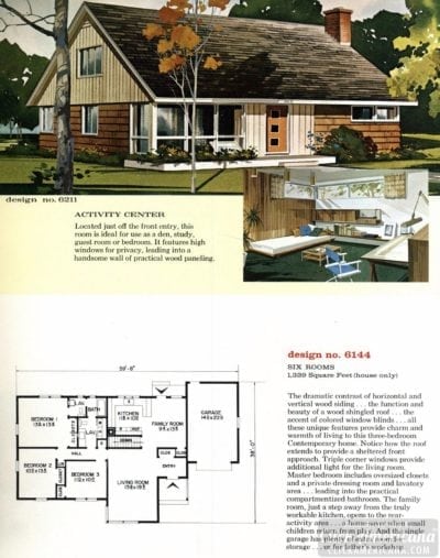 See 125 vintage 60s home plans used to design & build millions of mid ...