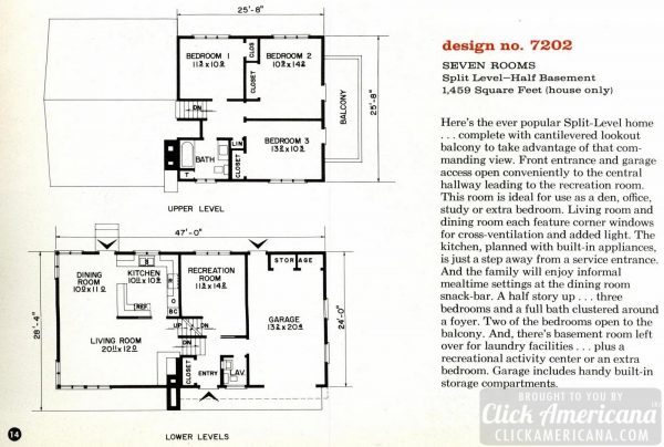 See 125 vintage 60s home plans used to design & build millions of mid ...