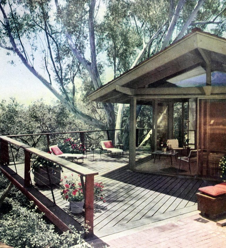 See 41 vintage backyard decks, plus find out how wood decking became a ...