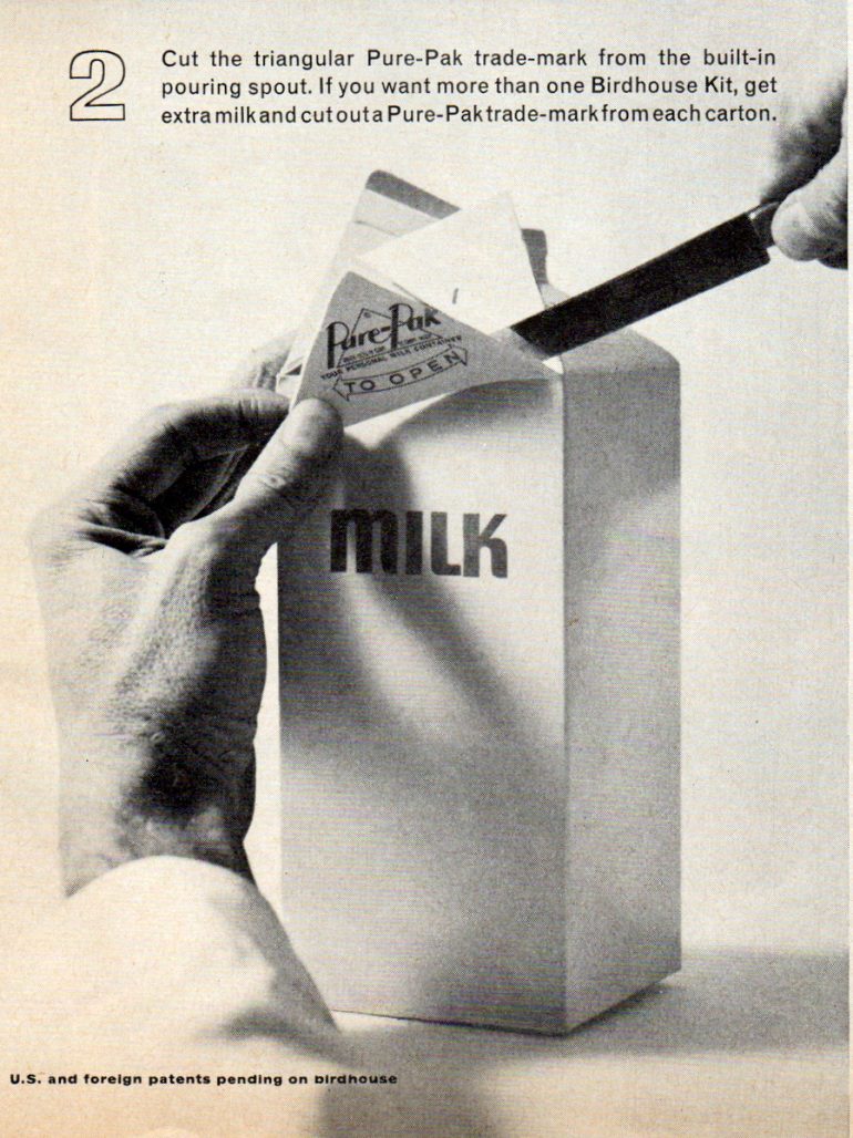 How to make a milk carton birdhouse the retro way - Click Americana