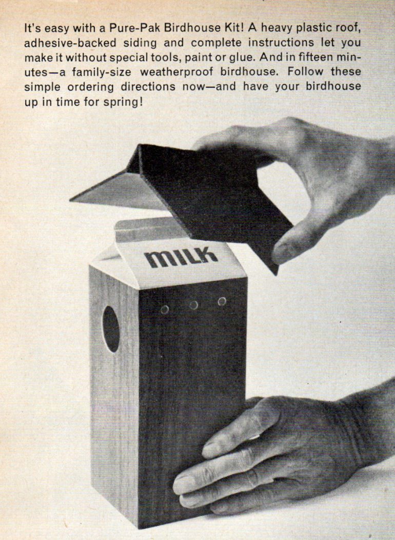 How to make a milk carton birdhouse the retro way - Click Americana