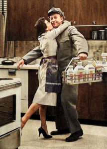The milkman of years ago delivered milk & happy memories - Click Americana