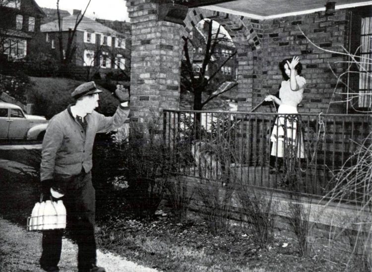 The milkman of years ago delivered milk & happy memories - Click Americana