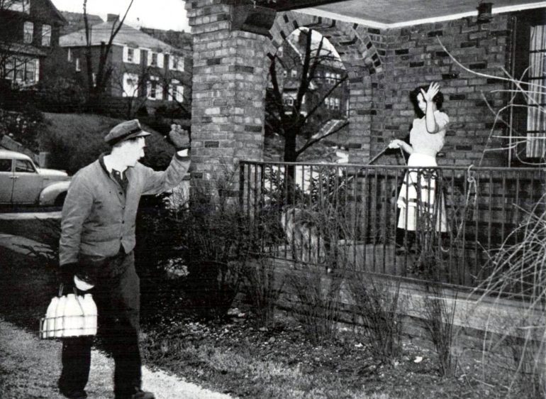 The milkman of years ago delivered milk & happy memories - Click Americana