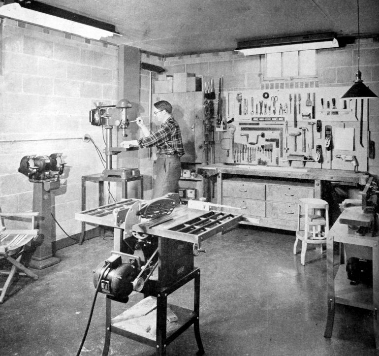 1950s home workshop organization: Inspiring ideas for DIYers that stand ...