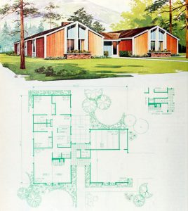 The most popular 1970s house plans: Ranch, contemporary, split levels ...
